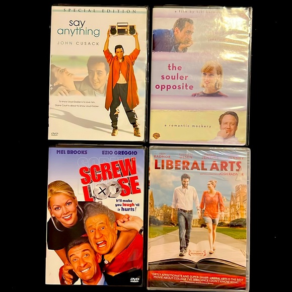 Media | 4 Movies Dvds Say Anything Screw Loose The Souler Opposite ...